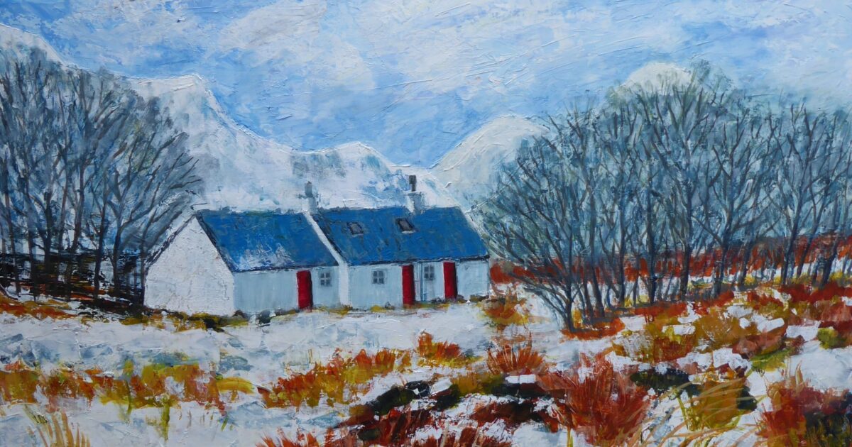 Original paintings for sale from the Scottish… | Highland Hiddle