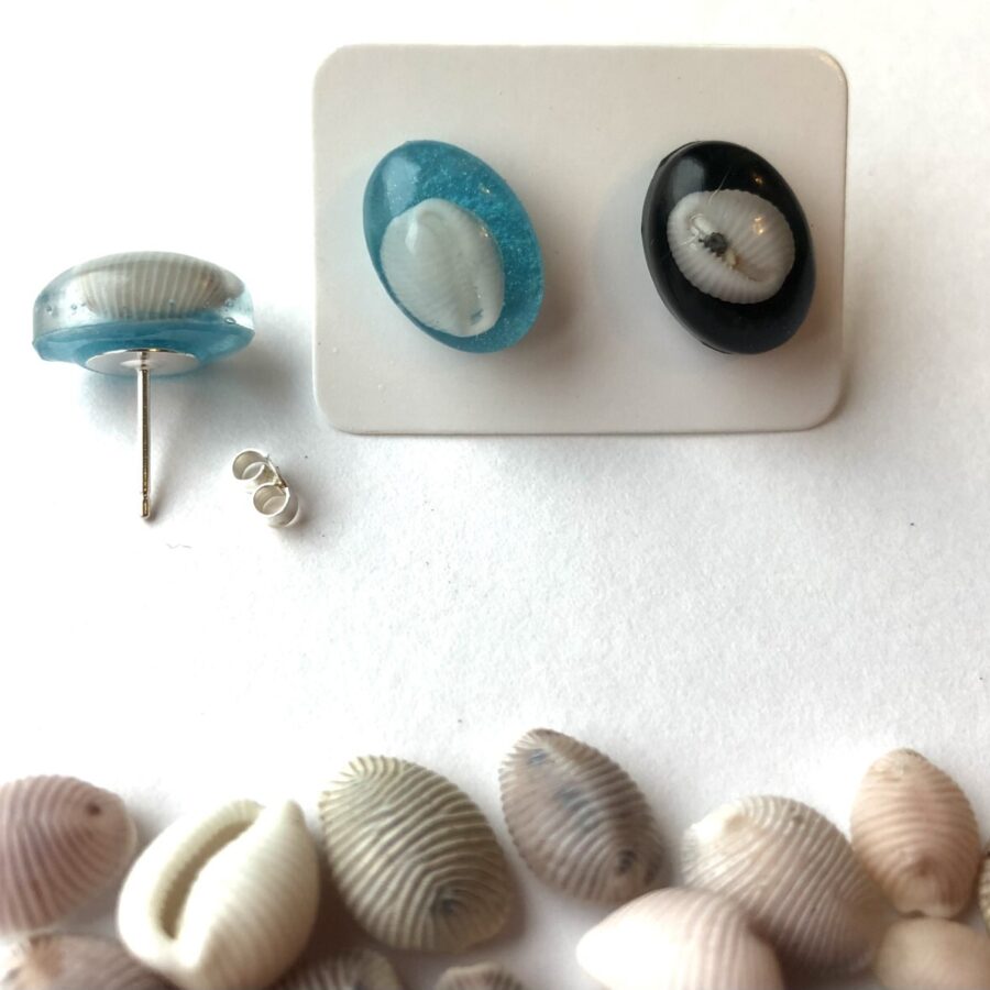 Cowrie Shell Studs | Highland Hiddle