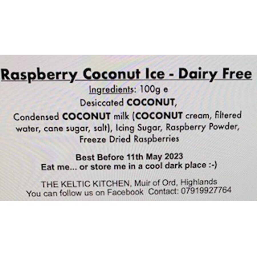 Raspberry Coconut Ice | Highland Hiddle